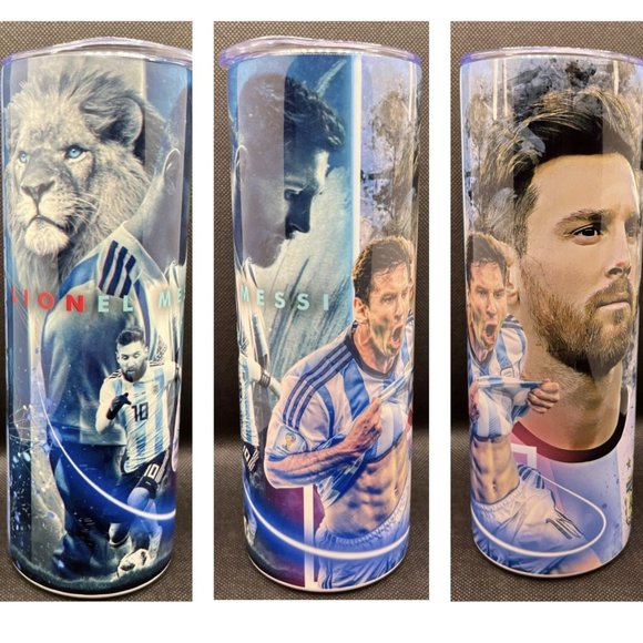 Sublimation | Kitchen | Lionel Messi Argentina 2oz Stainless Steel ...
